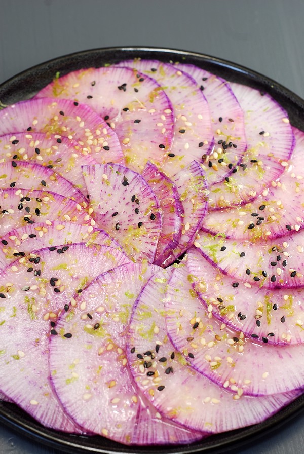 CARPACCIO DE RADIS RED MEAT – Come conmigo